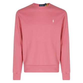 Polo Ralph Lauren Pony-besticktes Crewneck-Sweatshirt - - Sweatshirts & Hoodies - Herren - Rot - L