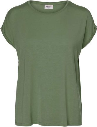 Vero Moda Vero Moda NOS Damen VMAVA PLAIN SS TOP GA NOOS T-Shirt,, per pack Gr&uuml;n (Laurel Wreath Laurel Wreath), 38 (Herstellergr&ouml;&szlig;e: M)