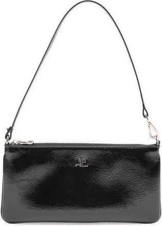 Courr&egrave;ges Pochette zipp&eacute;e &agrave; plaque logo