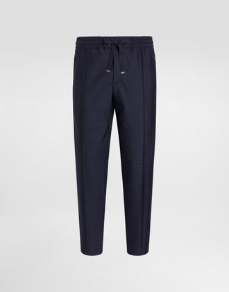 Dolce & Gabbana Jogginghose Aus Schurwolle - Mann Hosen Und Shorts Grau 44
