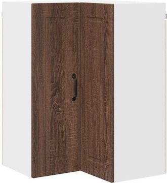 vidaXL Küchenwandschrank mit Regal Braun Eichen-Optik 57 x 57 x 80 cm vidaXL