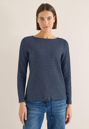 Cecil Langarmshirt mit U-Boot-Ausschnitt