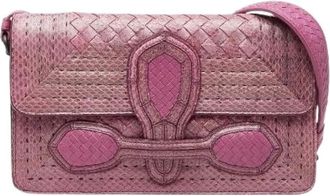 Bottega Veneta Sac bandouli&egrave;re vintage doccasion - Femme - Pre-owned - Rose - Taille: ONE Size