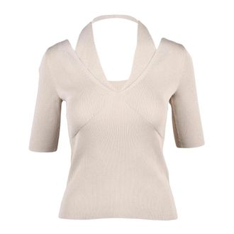 Miss Sixty Sottogiacca Stretch Top - - Tops - Damen - Beige - M