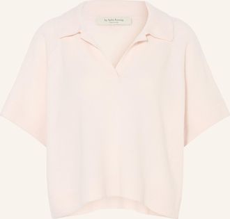 by Aylin Koenig By Aylin Koenig Strick-Poloshirt Erika Aus Merinowolle Mit Cashmere rosa