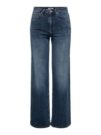 Only Female Jeans mit weitem Bein ONLMADISON Hohe Taille Weiter Beinschnitt Jeans
