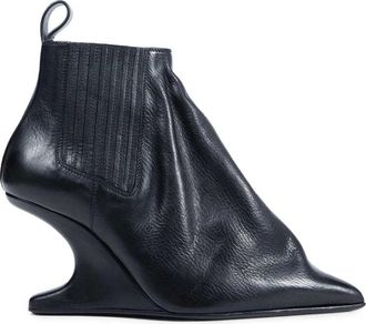 Rick Owens Femme, Chaussures, Noir, Taille: 36 EU Ankle Taco Boot