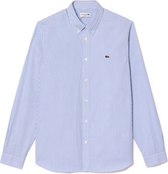 Lacoste Herren CH2936 Hemd, Blanc/Panorama, XL