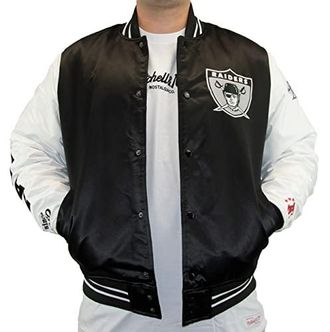 Mitchell & Ness M&N Varsity Satin Veste - NFL Oakland Raiders