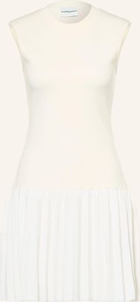 Claudie Pierlot Claudie Pierlot Strickkleid Mit Plisses weiss