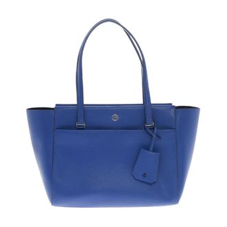 Tory Burch Parker Logo Tote Bag - - Bags - Damen - Blau - ONE SIZE