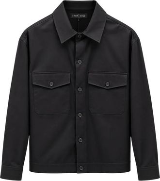 low brand Hemdkragen aus Baumwolle - - Jackets - Herren - Schwarzk - L