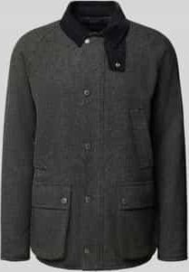 Barbour Regular Fit Wolljacke mit Cord-Besatz Modell BEDALE