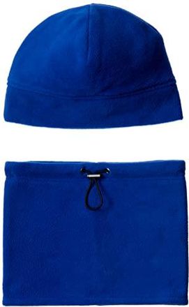 Amazon Essentials Fleece Hat and Gaiter Set Mixte Adulte, Bleu Royal, Taille Unique