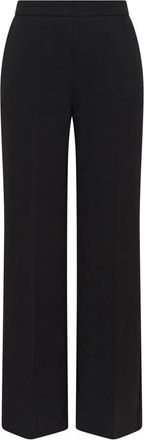 Maliparmi Maliparmi, Femme, Pantalons, Noir, Taille: 46 FR Pantalon en Cr&ecirc;pe Sabl&egrave;