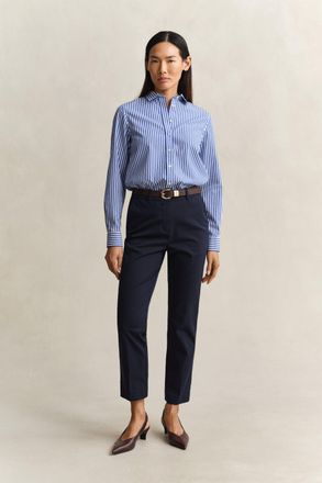 GANT Damen Slim Fit Slacks (46) EVENING Blau