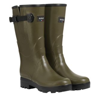 Aigle Damen Chambord VAR L Kniehohe Stiefel, kaki, 41 EU