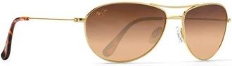 Maui Jim Goldene Baby Beach Sonnenbrille - - Accessories - Herren - Gelb - 56 MM