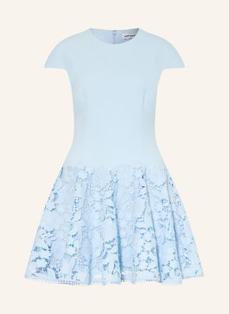 Self Portrait Self-Portrait Kleid Mit Spitze blau