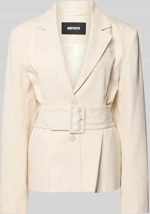 Rotate Blazer aus Leinen-Mix mit Taillen-G&uuml;rtel