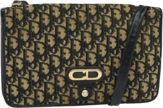 Dior Sac bandouli&egrave;re Pre-owned Trotter en toile - Femme - Pre-owned - Multicolore - Taille: ONE Size
