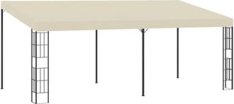 vidaXL Vidaxl - Belv&eacute;d&egrave;re mural 3x6 m Cr&egrave;me Tissu
