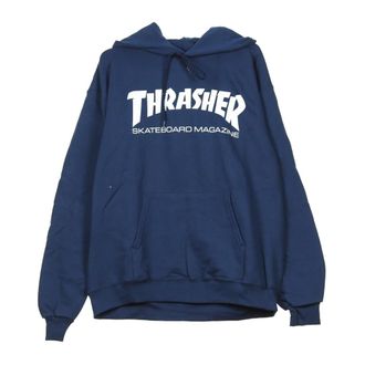 Thrasher Navy/White Kapuzenpullover - - Sweatshirts & Hoodies - Herren - Blau - XL