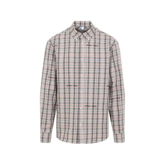 Off-white Check Logo Shirt