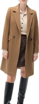 Caroll 232G-GREGORY Manteau, Camel, 42 Femme