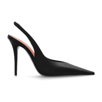 Amina Muaddi Femme, Chaussures, Noir, Taille: 39 1/2 EU Anok Sling 105