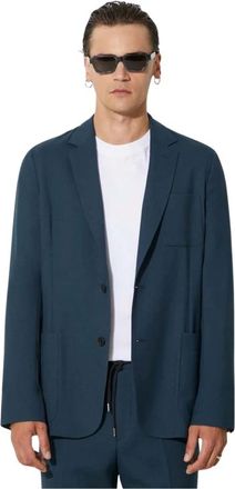 Paul Smith Blazer en laine - Homme - Vestes - Bleu - Taille: 2XL
