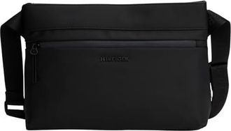 Tommy Hilfiger Sac &agrave; Bandouli&egrave;re Sac Homme Messenger Moyen, Noir (Black), Taille Unique