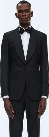 Fursac Veste de smoking en laine à micro-dessin - Taille 44 - Homme