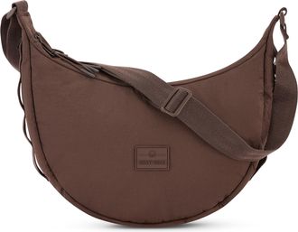 Johnny Urban Crossbody Bag Damen Herren Braun - Kaia Medium (fr&uuml;her Small) - Puffer Moon Bag - Umh&auml;ngetasche im Halbmond Stil - Tasche mit Verstellbarem Gurt - Was
