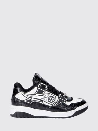 Philipp Plein Moonwalker Sneakers aus Krokopr&auml;gung Leder
