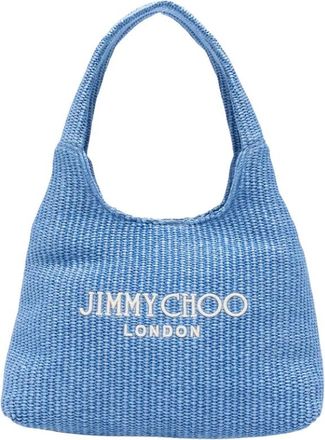 Jimmy Choo London Femme, Sacs, Bleu, Taille: ONE Size Beach Diamond Hobo