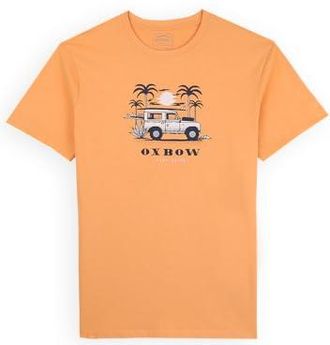 Oxbow Tee-shirt manches courtes WEEKENDER Ete 2025 Manches courtes, Col rond, Motif sur lavant