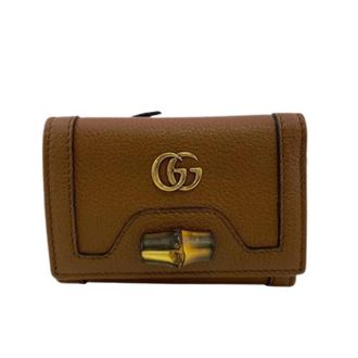 Gucci Pre-owned Bamboo Wallet (tri-fold) - - Pre-owned - Damen - Braun - ONE SIZE
