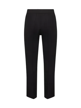 Blanca Vita Womens Onyx Stretch Jersey Trumpet Trousers Viscose