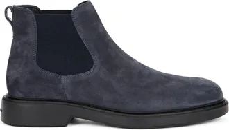 Hogan Leather Chelsea Chelsea Boot - Navy