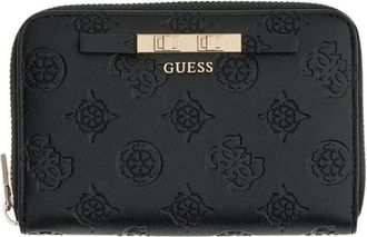 Guess Carmella SLG Medium Zip Around - - Accessories - Damen - Schwarzk - ONE SIZE
