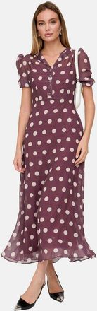 Lily And Lionel Midikleid Julia Button Down Print Maxi Dress Damen