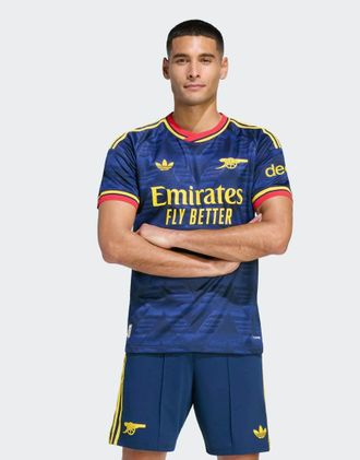 adidas Arsenal fc 26/27 maillot ext&eacute;rieur authentique en bleu marine universitaire