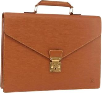 Louis Vuitton Pre-owned Epi Leder Aktentasche - - Pre-owned - Damen - Braun - ONE SIZE