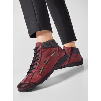 Rieker Schn&uuml;rschuhe Rieker L6543-35 Dunkelrot