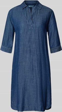 0039 Italy Relaxed Fit Minikleid aus Lyocell-Mix Modell Derry