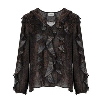Marella UFO Bluse - - Blouses & Shirts - Damen - Braun - S