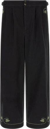 Bode Homme, Pantalons, Noir, Taille: W34 Lucky Draw Pantalons