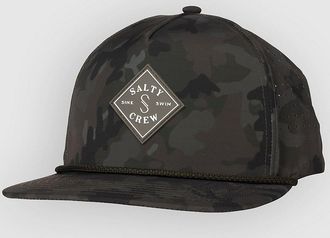 Salty Crew Long Range Snapback Cap camo
