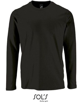 SOLS Langarmshirt 1er/2er Pack Herren Langarm-Shirt f&uuml;r M&auml;nner Gr. XS bis 4XL (1-tlg) 100% Baumwolle - 190 g/m&sup2;